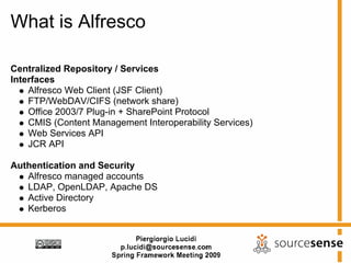 Spring In Alfresco Ecm | PDF | Web Development | Internet