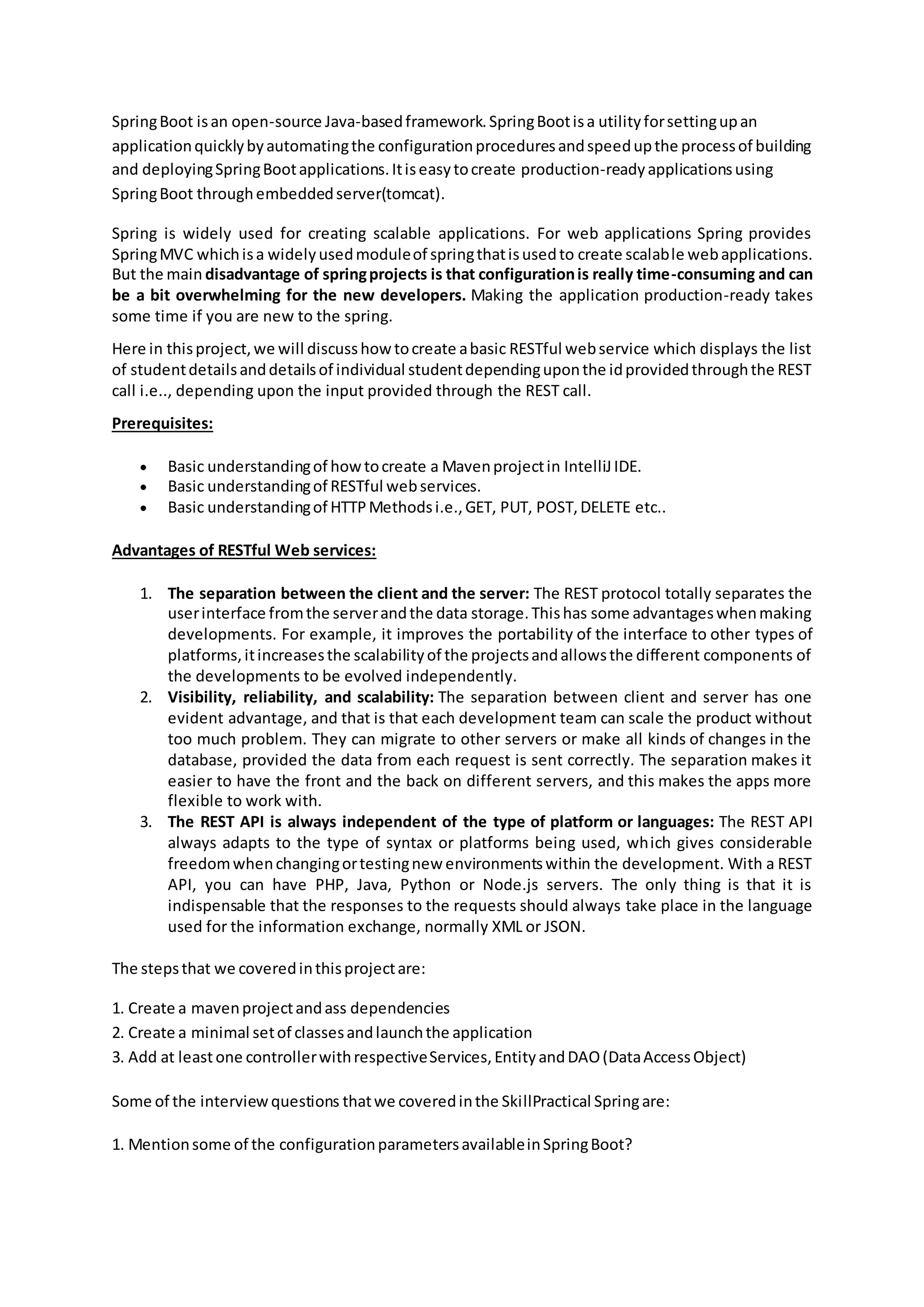 Spring interview questions | PDF