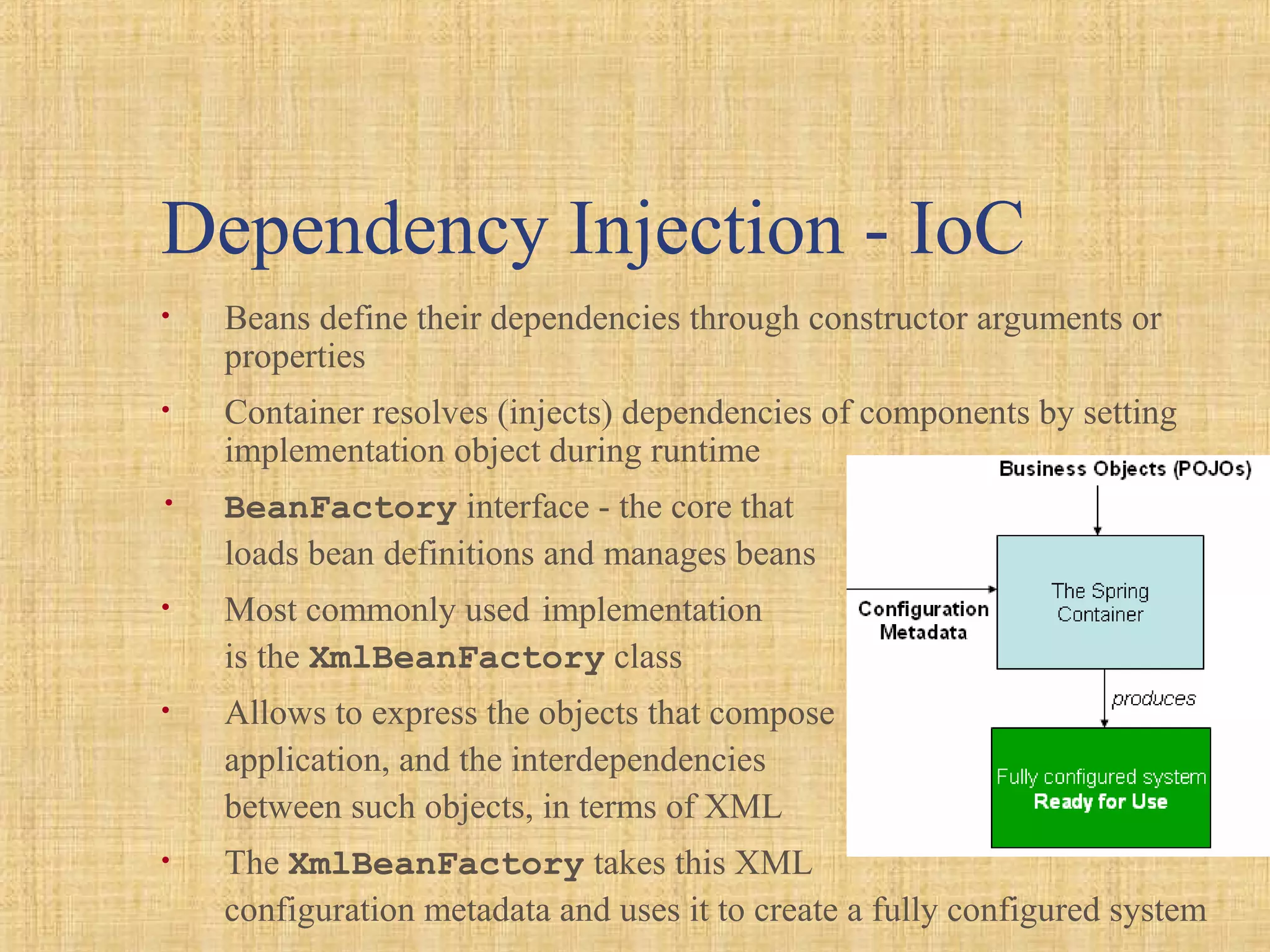 Spring introduction | PPT | Web Development | Internet