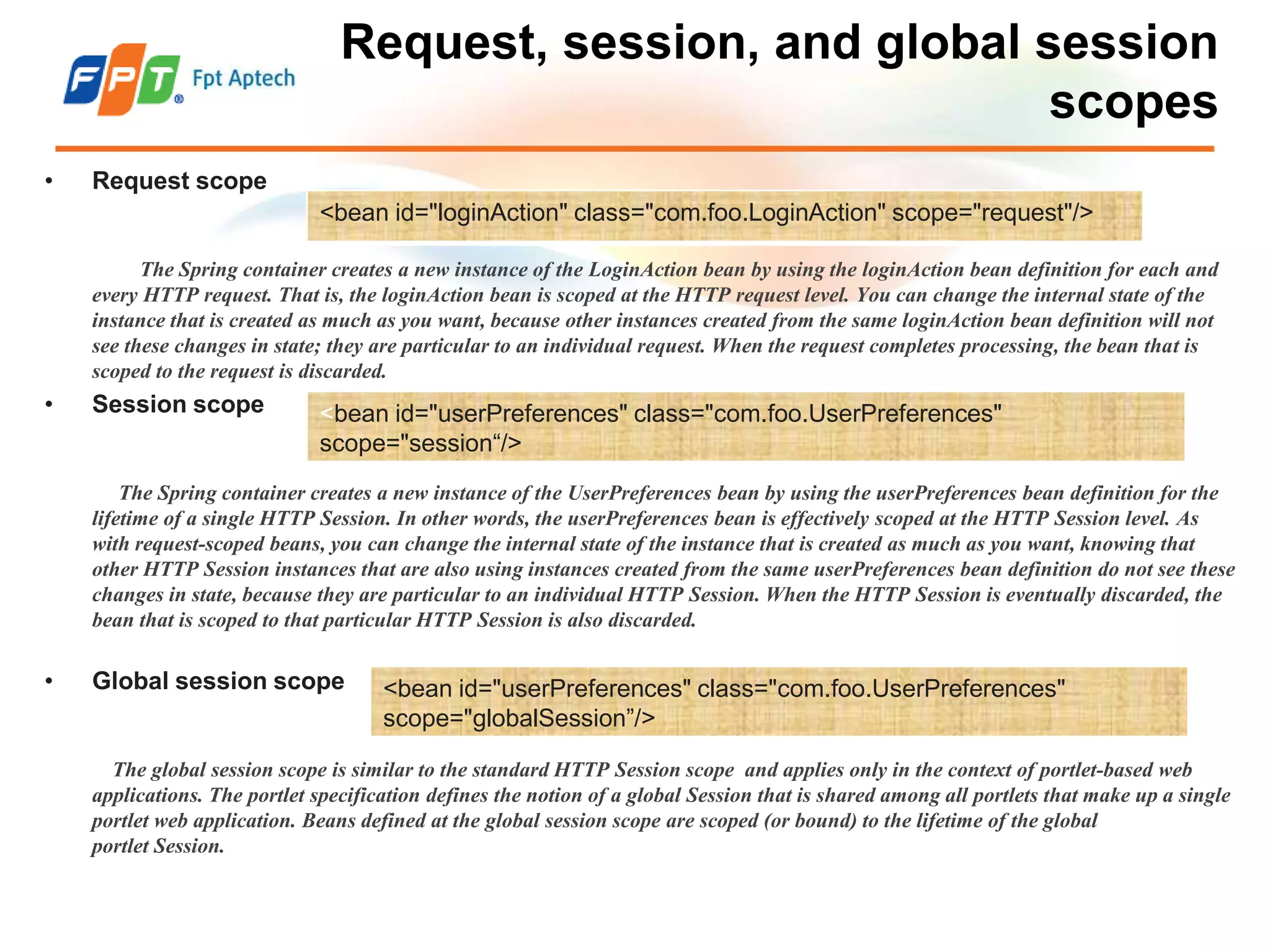 Spring introduction | PPTX