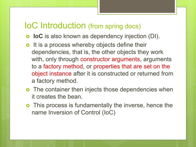 Spring Basics | PPT