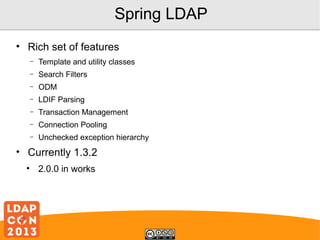 LDAP Development Using Spring LDAP | PPT