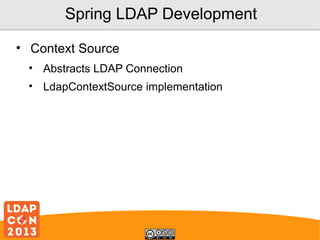LDAP Development Using Spring LDAP | PPT