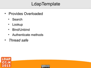 LDAP Development Using Spring LDAP | PDF
