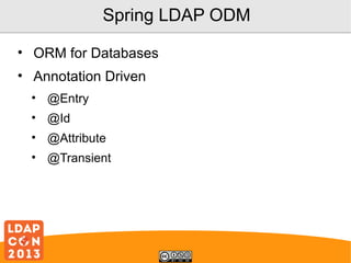 LDAP Development Using Spring LDAP | PPT