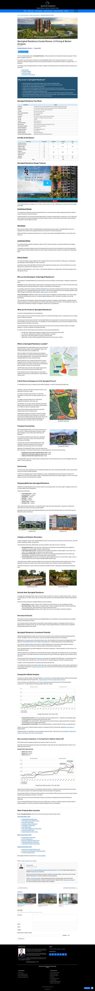 Springleaf Residence, a new condominium Development in Singapore | PDF