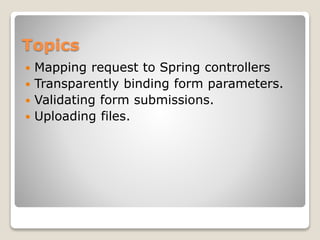 Spring mvc | PPTX