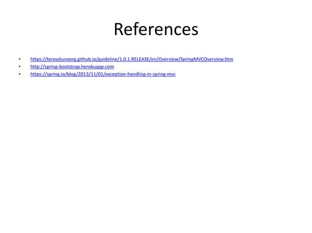 Spring Mvc Ppt