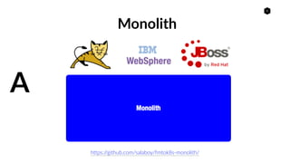 From Monolith to K8s - Spring One 2020 | PPT
