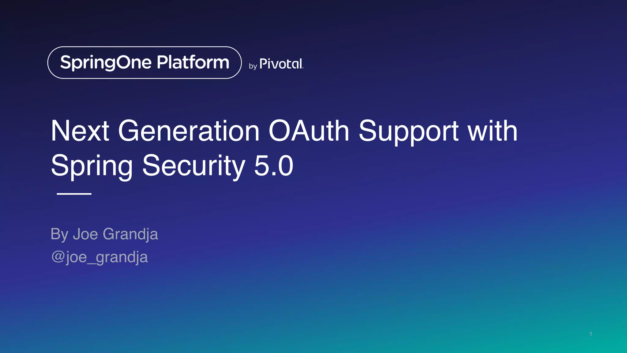 Next Generation Oauth Support With Spring Security 50 Pdf Internet Computing