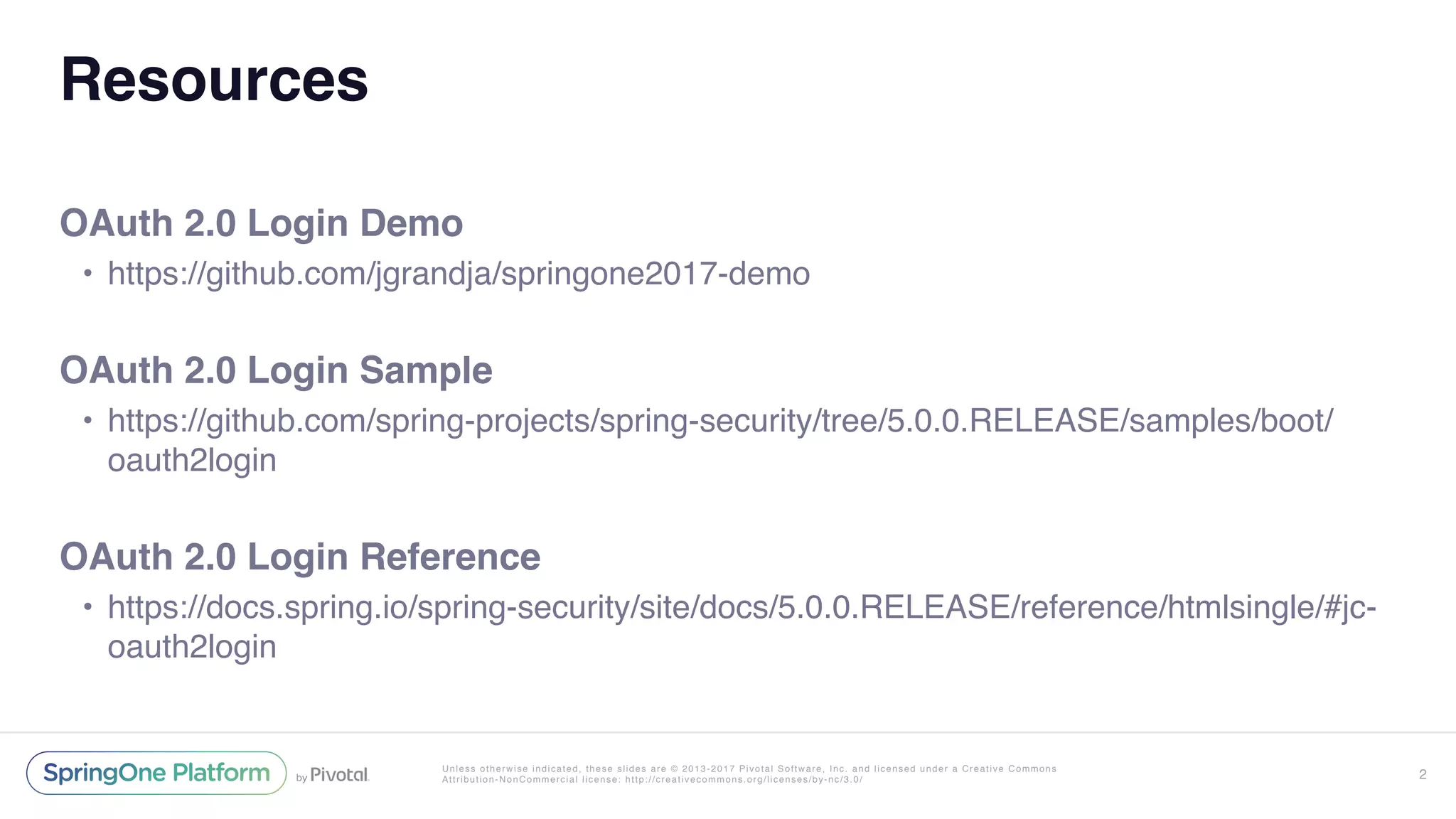 Next Generation OAuth Support with Spring Security 5.0 | PDF | Internet | Computing