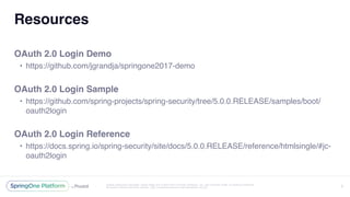 Next Generation OAuth Support with Spring Security 5.0 | PDF