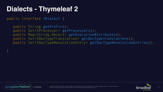 Lessons learned from upgrading Thymeleaf | PPT