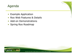 Extreme Web Productivity with Spring Roo | PDF | Web Design and HTML | Internet