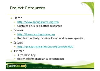 Extreme Web Productivity with Spring Roo | PDF | Web Design and HTML ...