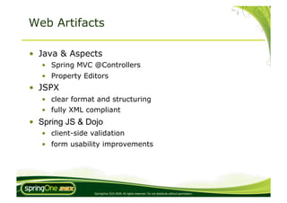 Extreme Web Productivity with Spring Roo | PDF | Web Design and HTML | Internet