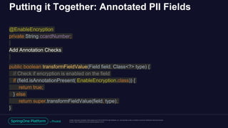 Implementing PII Encryption with PDX Serialization | PPT