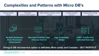 Data Modernization for Spring-Based Microservices on Pivotal Platform | PPT