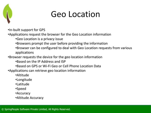 SpringPeople Introduction to HTML5 & CSS3 | PDF