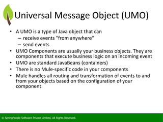 SpringPeople Introduction to Mule ESB | PPT