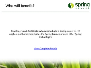 SpringPeople Introduction to Spring Framework | PPT