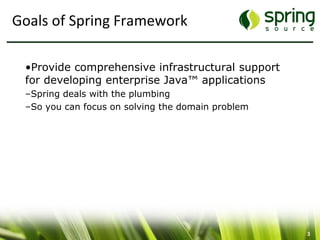SpringPeople Introduction to Spring Framework | PPT