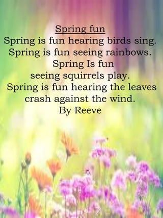 Spring poems | PDF