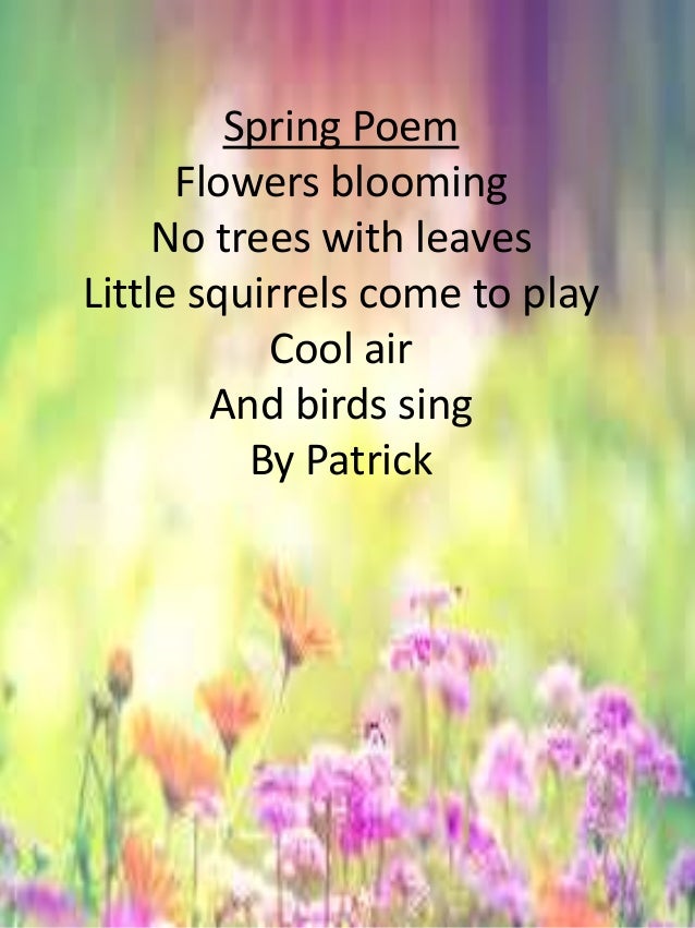 Spring poems