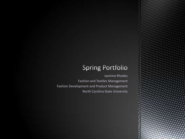 Spring portfolio | PPT