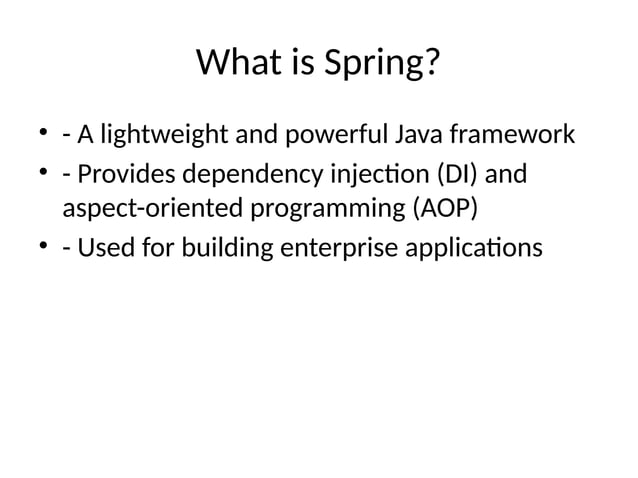Spring, Features & Uses Presentation.pptx