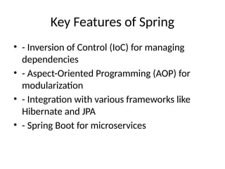 Spring, Features & Uses Presentation.pptx