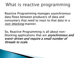 Spring reactor | PPTX