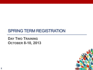 Spring Registration Day 2 Presentation | PPTX