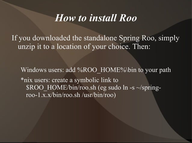 Spring roo for entrepreneurs | ODP