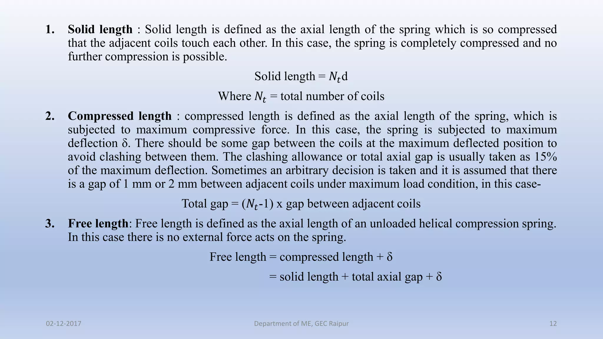 Design of Springs | PPTX