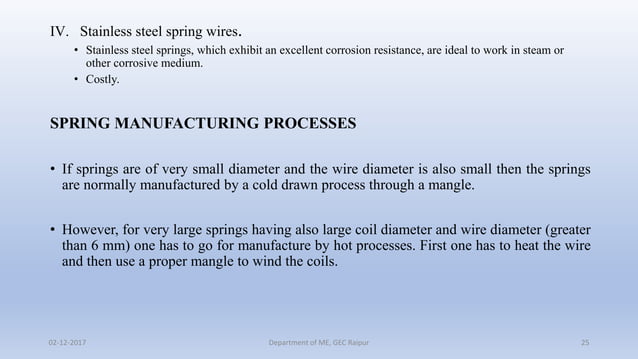 Design of Springs | PPTX | Physics | Science