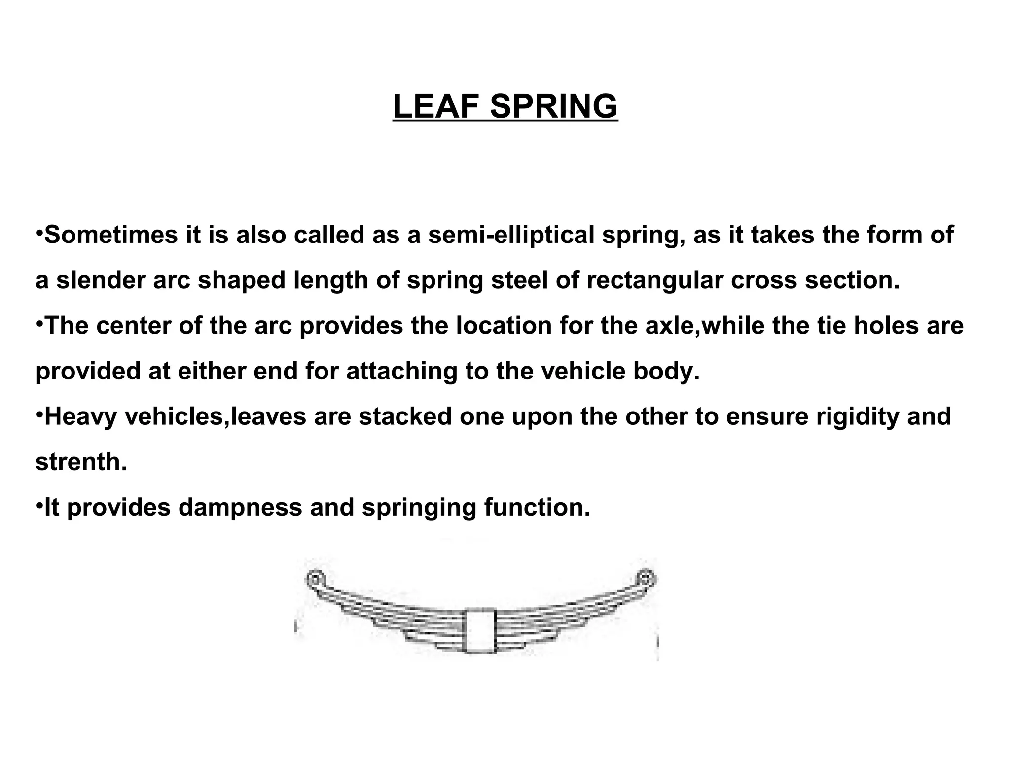 WHAT IS SPRINGS (classification & details) | PPT