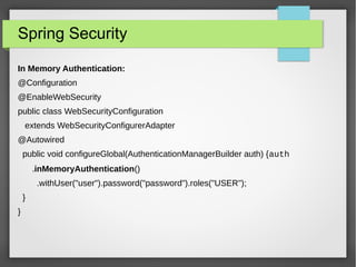 Spring Security | PDF