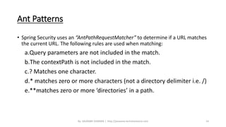 Spring security | PPTX