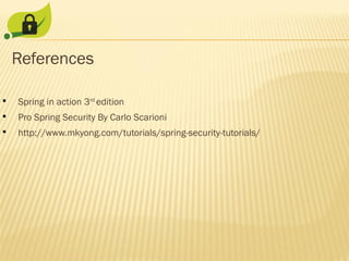 Spring Security Introduction | PPT