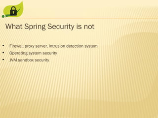 Spring Security Introduction | PPT