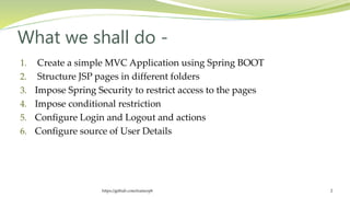 Spring security mvc-1 | PPTX