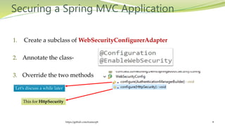 Spring security mvc-1 | PPTX