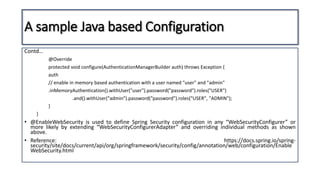 Spring Security Framework | PPT