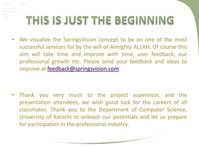 Final Year Project Presentation | PPTX