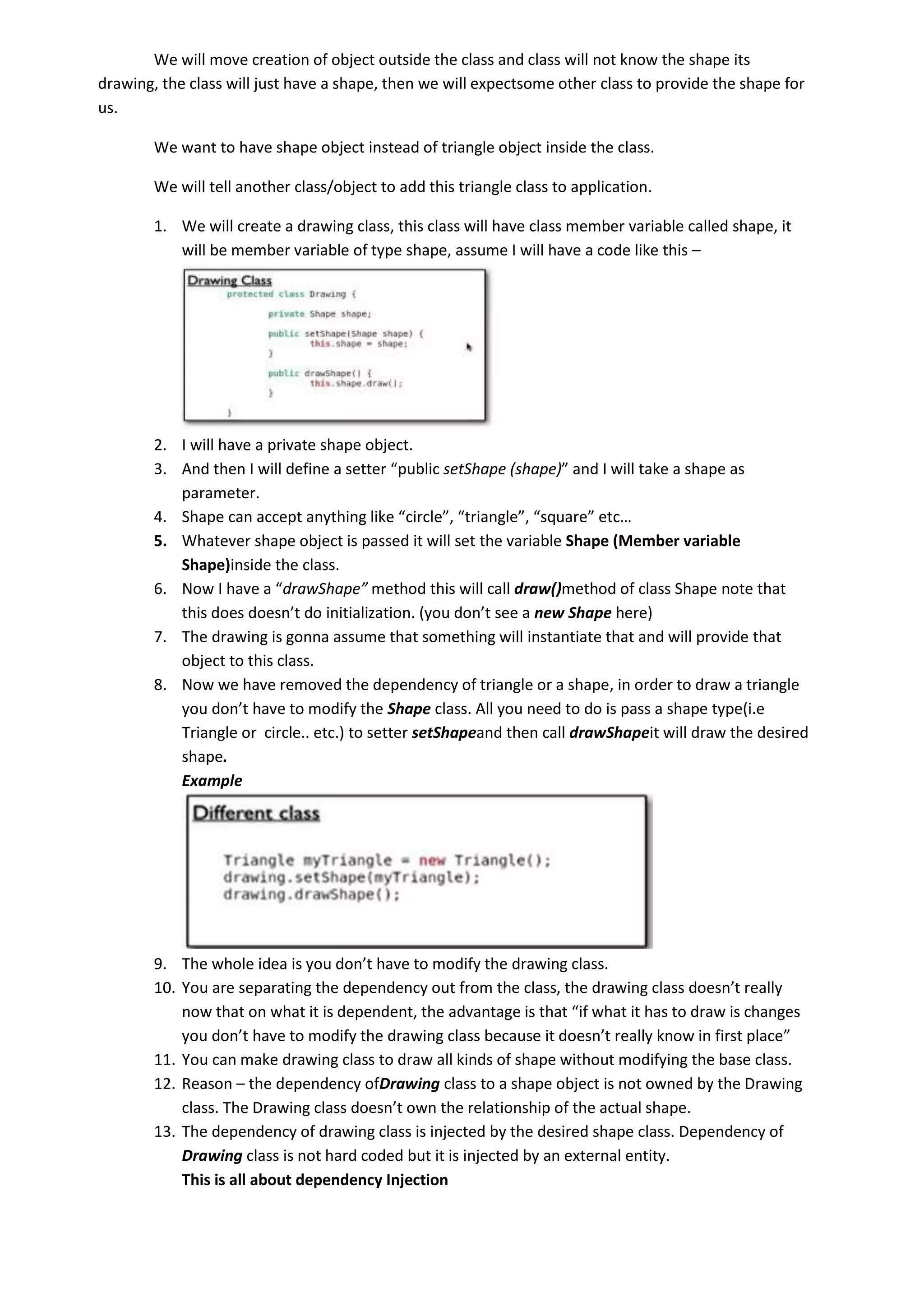 Spring tutorial - dependency injection | PDF