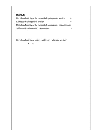 Spring test | PDF