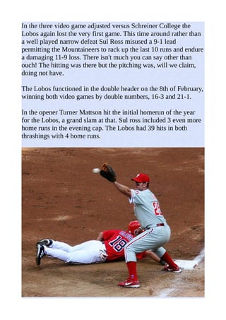 Springtime is here as well as baseball is in the air | PDF