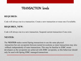 Spring@transaction,isolation | PPTX