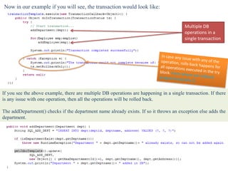 Spring transaction part4 | PPT